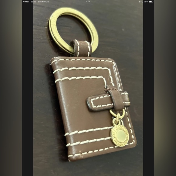 Coach | Accessories | Coach Brown Mini Picture Frame Photo Book With ...